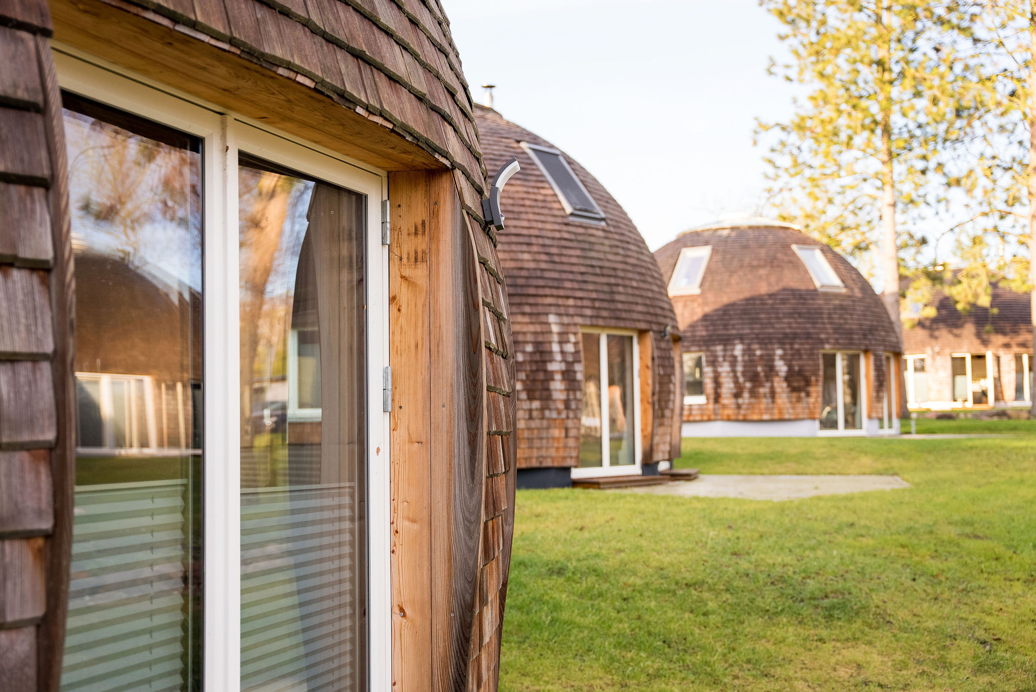 Ball house on the lake