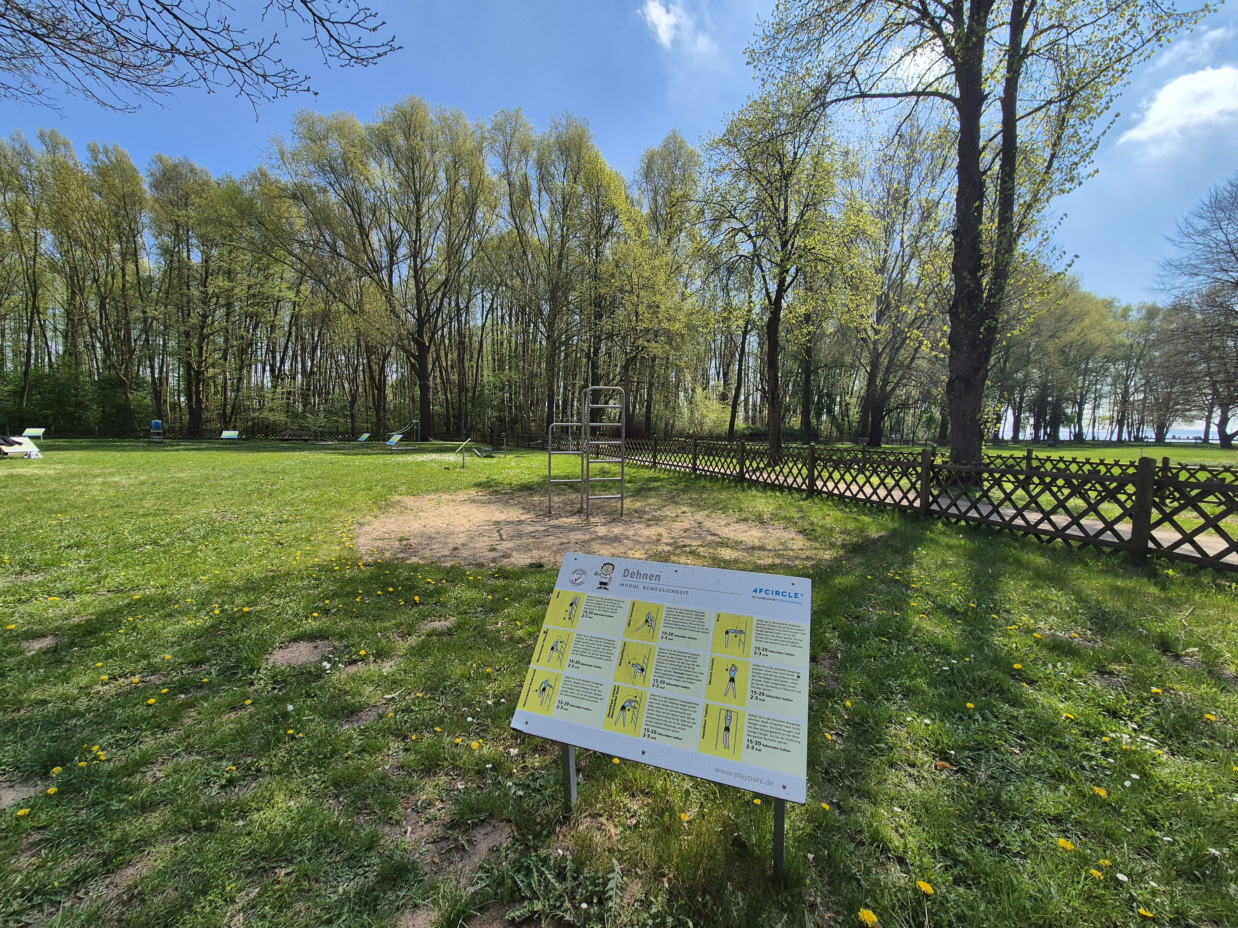 Fitness trail & mini golf in Klink