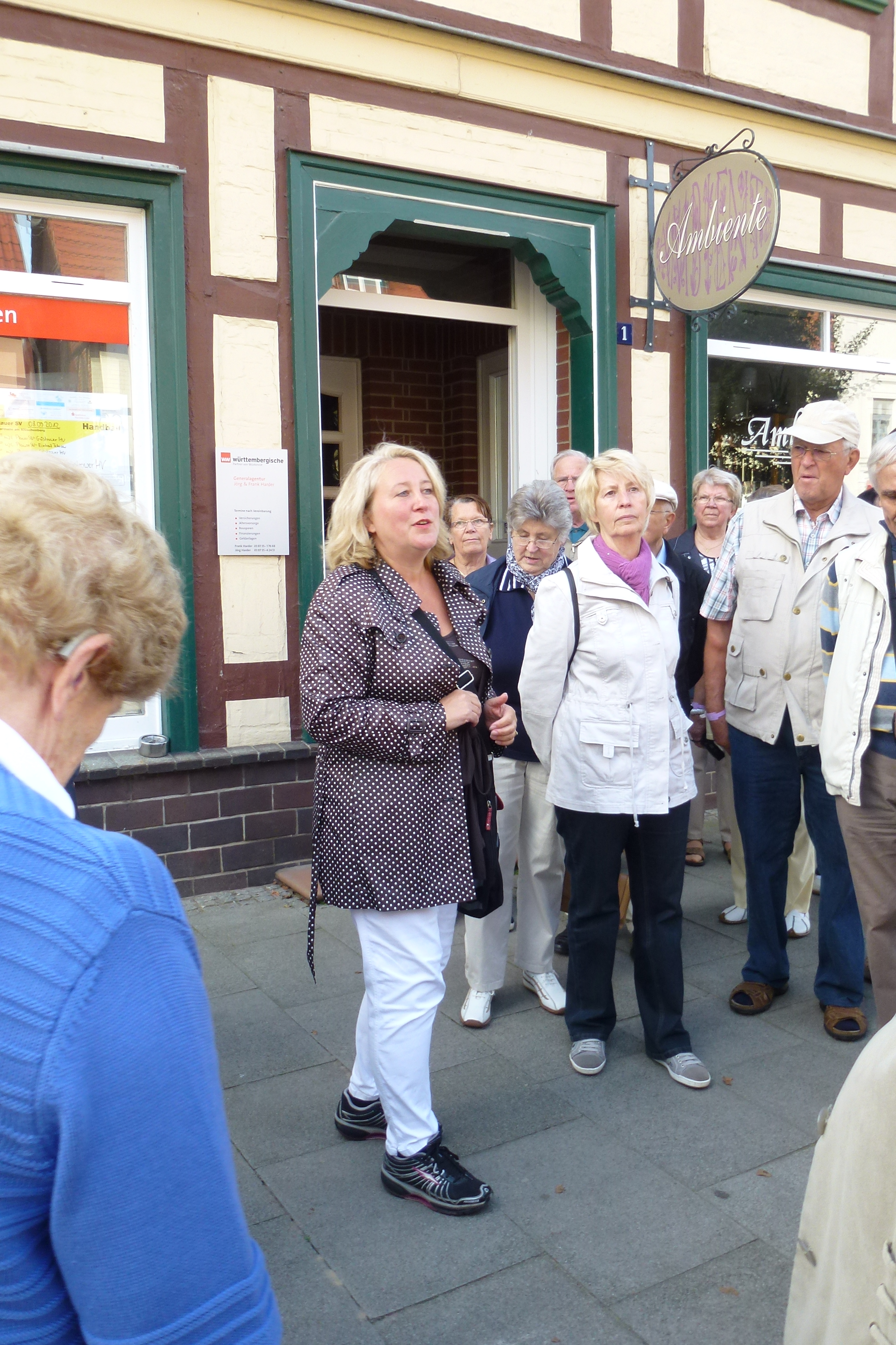 Tour guide Astrid Dettmer