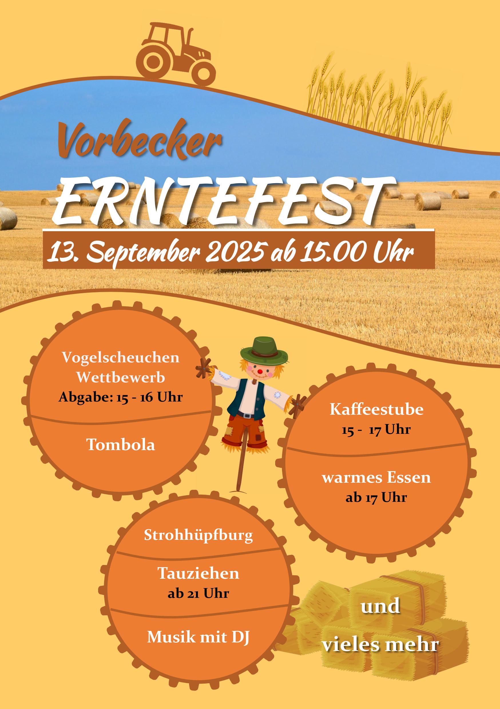 Oogstfeest in Vorbeck
