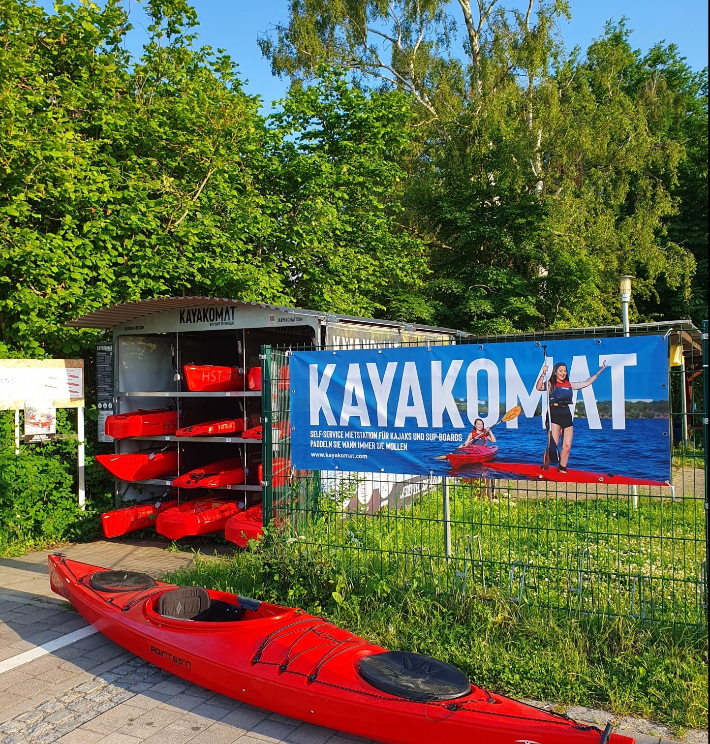 Vorpommern, Greifswald, Kayakomat, Kayakomat Greifswald, SUP boards, kayak, kayak rental, self ...
