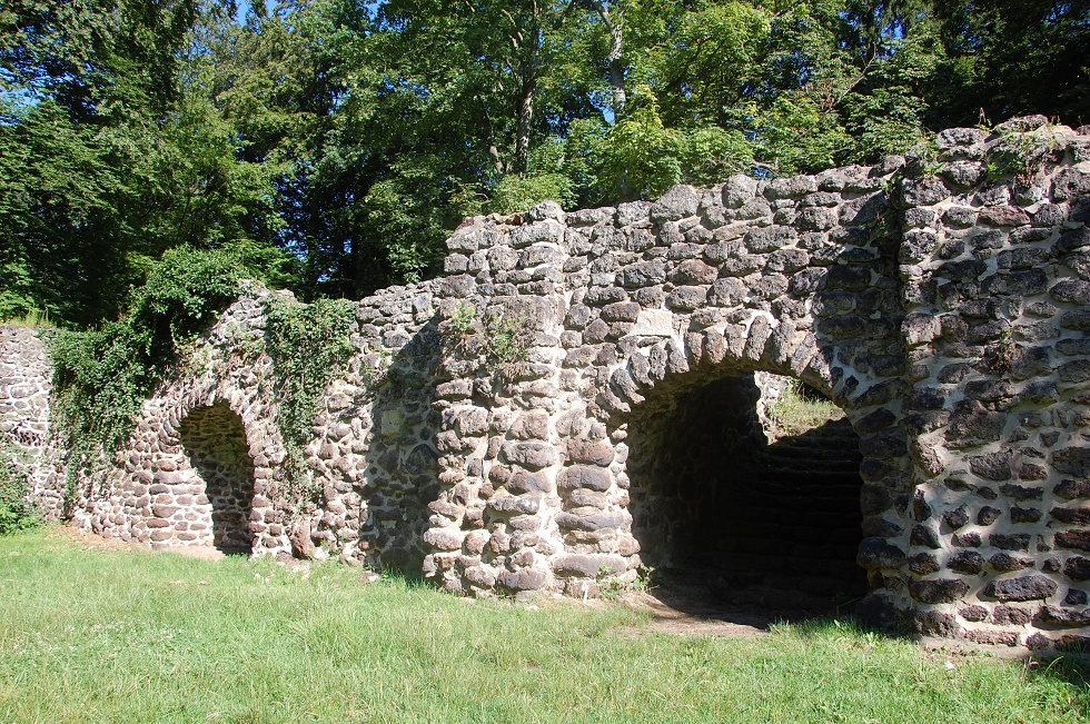 Grotto in Ludwigslust Palace Park